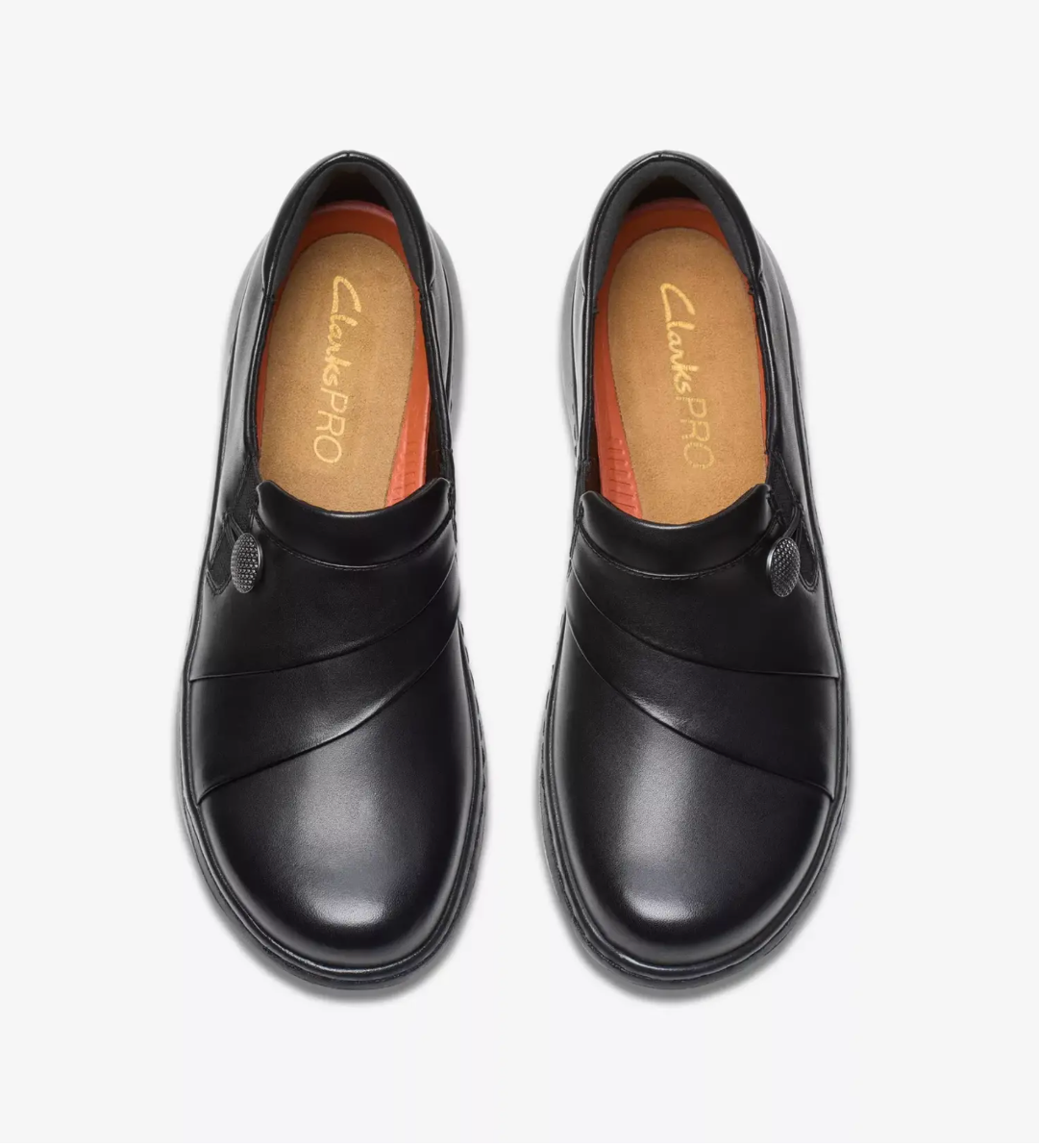 Clarks "Pro Lux " Black leather walking shoe – The Shoe Muse