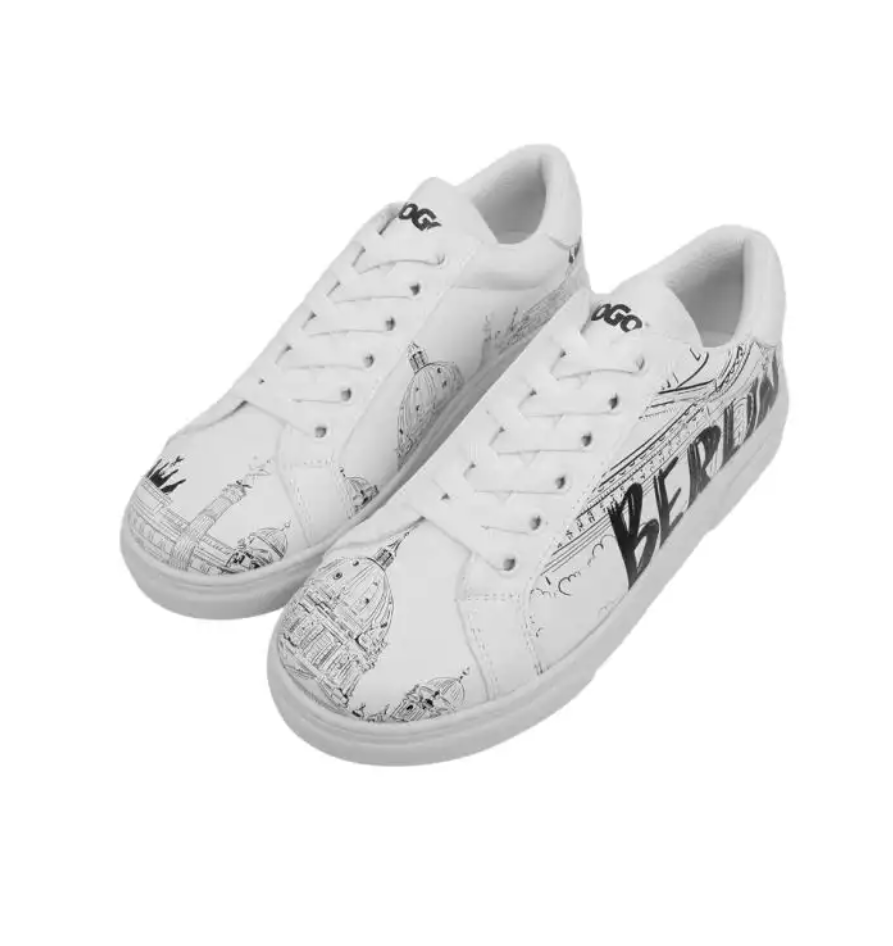 DoGo "Ace - Berlin" White/Black - Sneaker – The Shoe Muse
