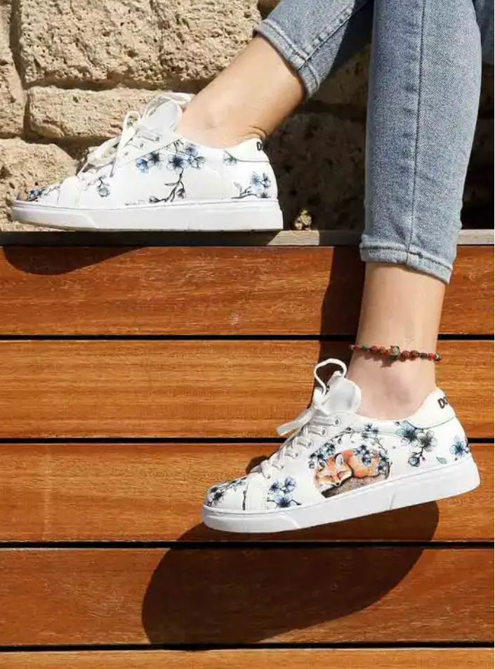 DoGo "Ace - Stay Clever" White/Blue - Sneaker – The Shoe Muse