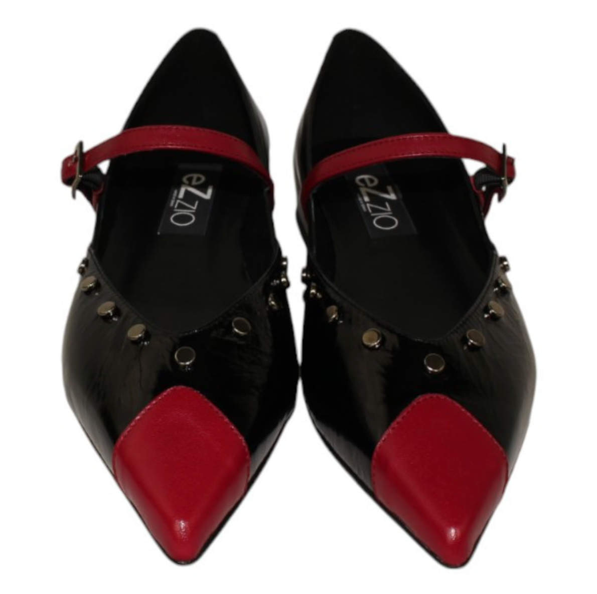Ezzio "13077-MR" Black/Brick - Pump – The Shoe Muse