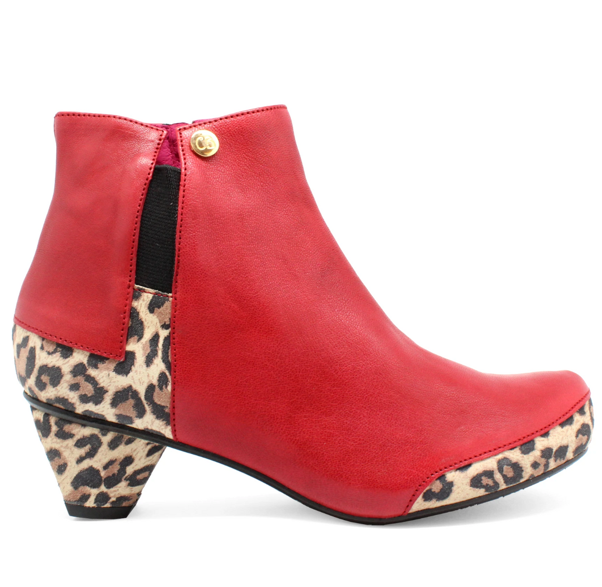 Chanii B "La Rui" Red Boot – The Shoe Muse